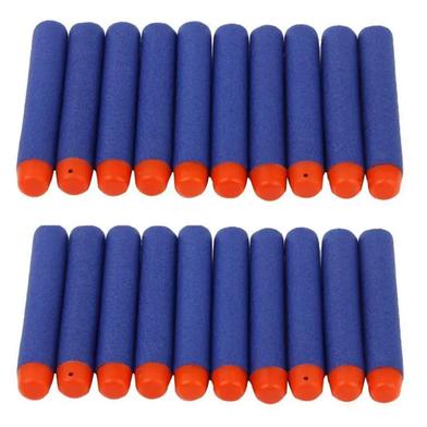 20 Pcs Nerf Refill Darts Soft Bullet Elite Series 72x12 mm - Blue ...