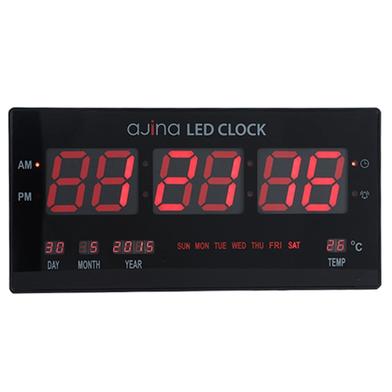 Ajina Motion LED Digital Wall Clock Medium Red - 937068 : Ajina ...