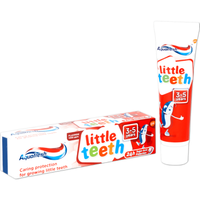 Aquafresh Little Teeth Baby Fluoride Toothpaste 3 5 Years 50ml ...