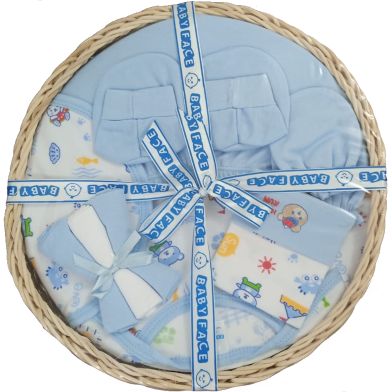 Baby Face Newborn Baby Gift Set (9pcs) - Blue Color : Non-Brand ...