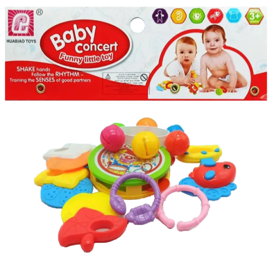 Five Pcs Mimi Bell Eres For New Born Baby Rattle And Teether Price in ...