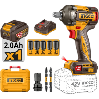 Ingco Cordless Impact Wrench - CIWLI42461: INGCO | Rokomari.com