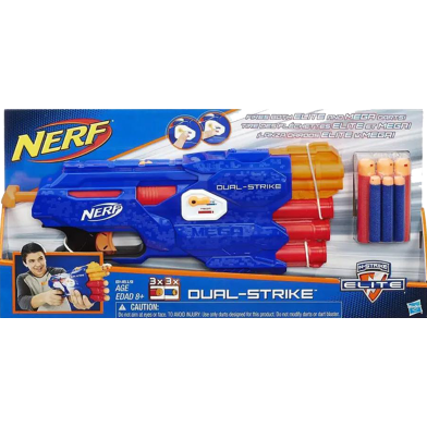 Nerf N-Strike Elite Dual Strike Blaster -121627140 : Nerf | Rokomari.com