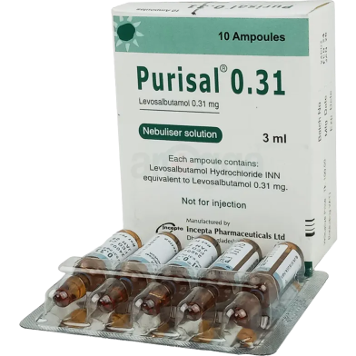 Purisal 3 ml Nebuliser Solution 3 ml Ampoule Price in Bangladesh
