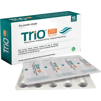 Trio 200 ACUCAP (1 Strip) - 10 Capsules price in Bangladesh