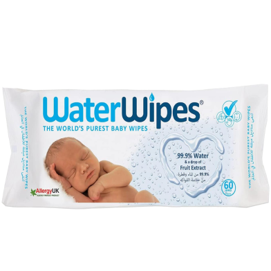 Water Wipes Baby Wipes 60pcs : WaterWipes | Rokomari.com